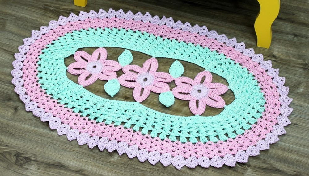 Rustic Crochet Oval Rug Pattern for Farmhouse and Cozy Spaces - All ...