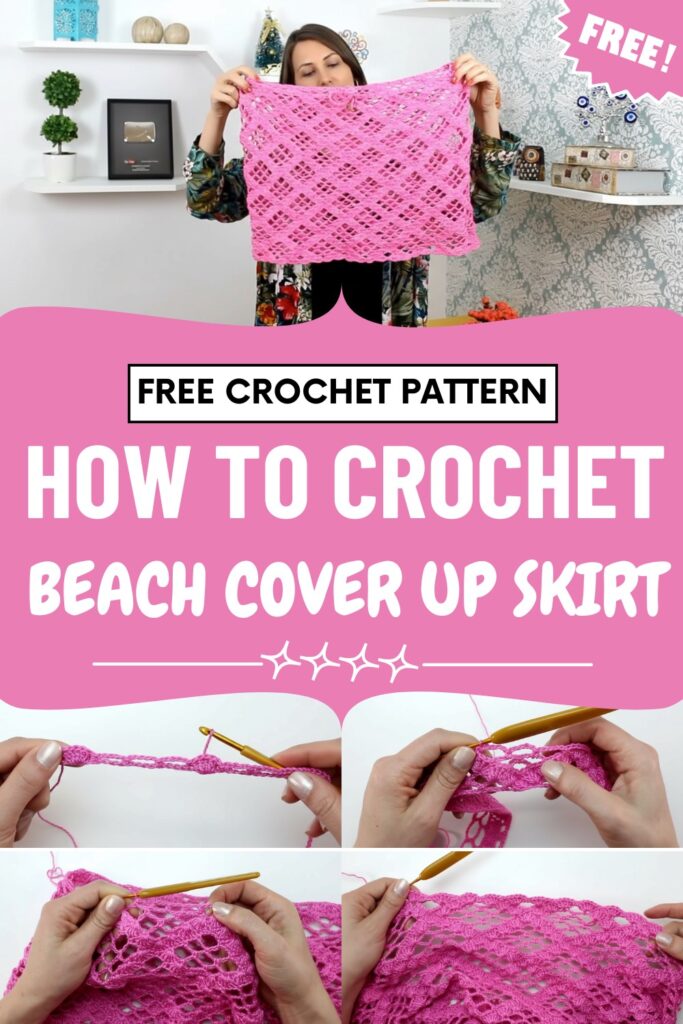 Breezy Crochet Beach Cover Up Pattern for Beach Walks - All Thing Crafts