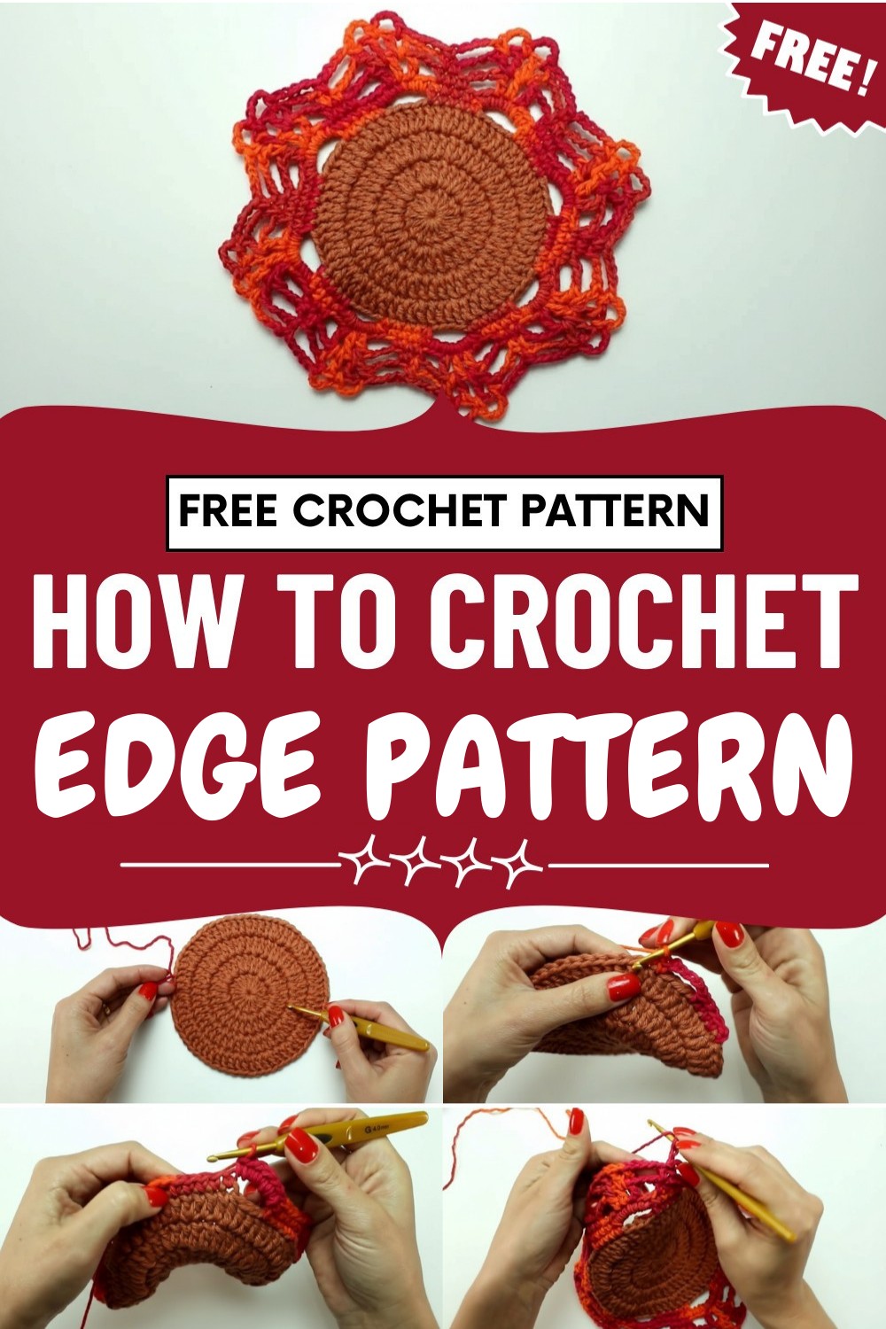 Refined Crochet Edge Pattern for Blankets and Garments - All Thing Crafts