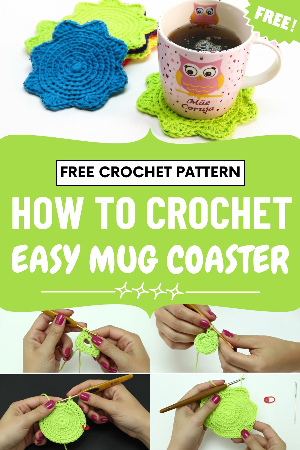 Cozy Crochet Mug Coaster Pattern Made for Everyday Sips - All Thing Crafts
