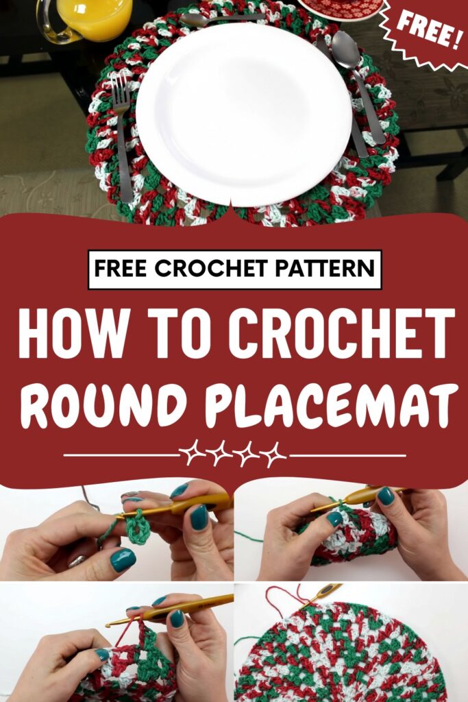 Rustic Crochet Round Placemat Pattern for Cozy Homes - All Thing Crafts