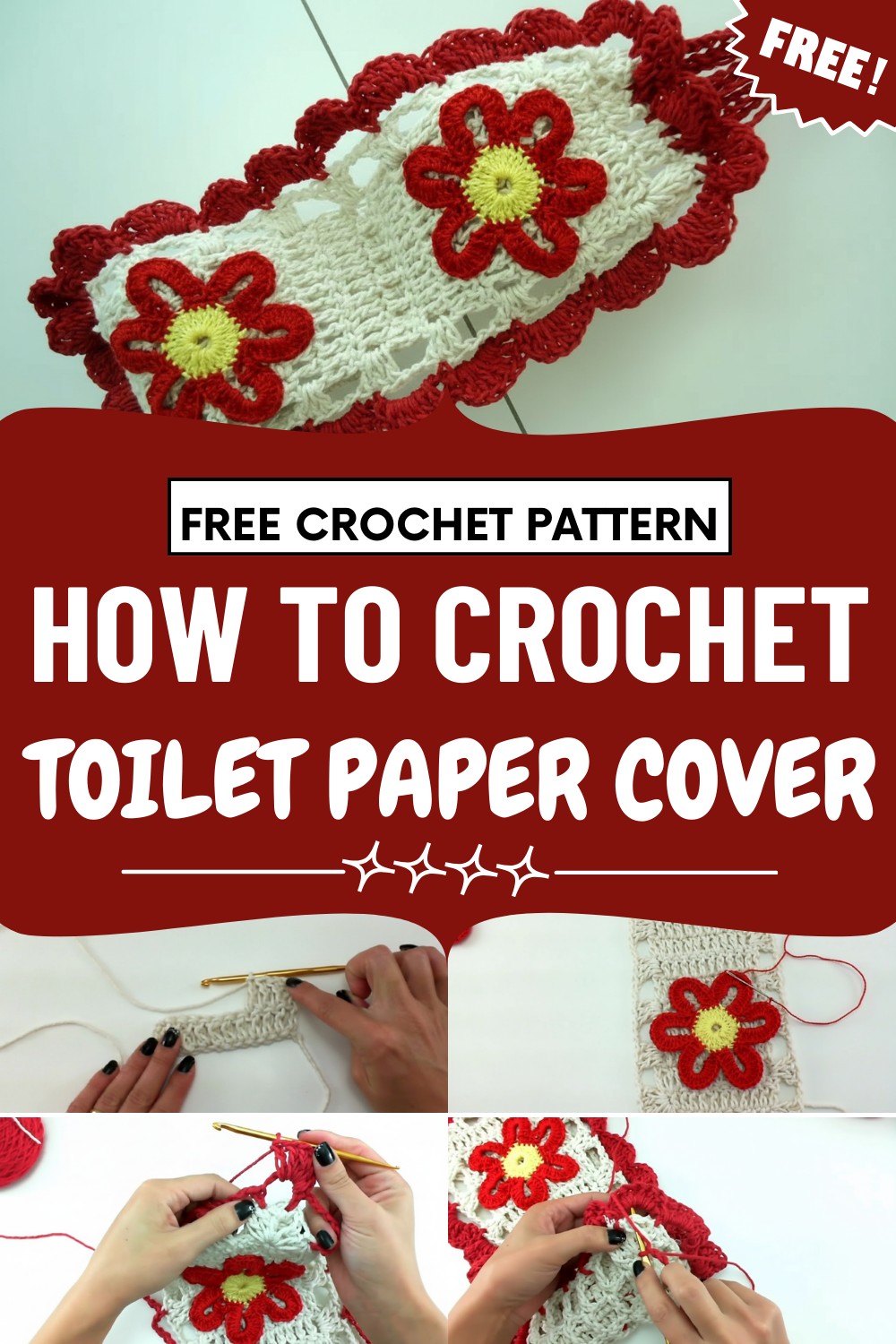 Whimsical Crochet Toilet Paper Cover Pattern for Guest Bathrooms - All ...