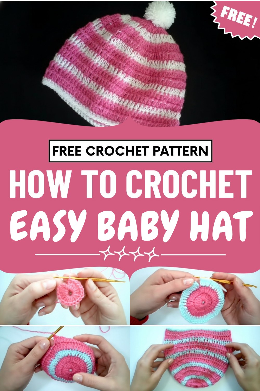 Snuggly Crochet Baby Hat Pattern Perfect for Tiny Ears - All Thing Crafts