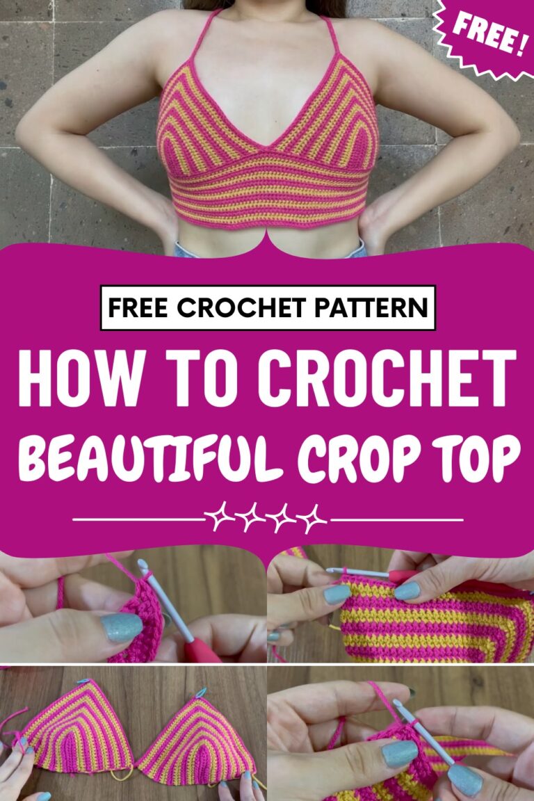 Lightweight Crochet Crop Top Pattern for Warm Weather Vibes - All Thing ...