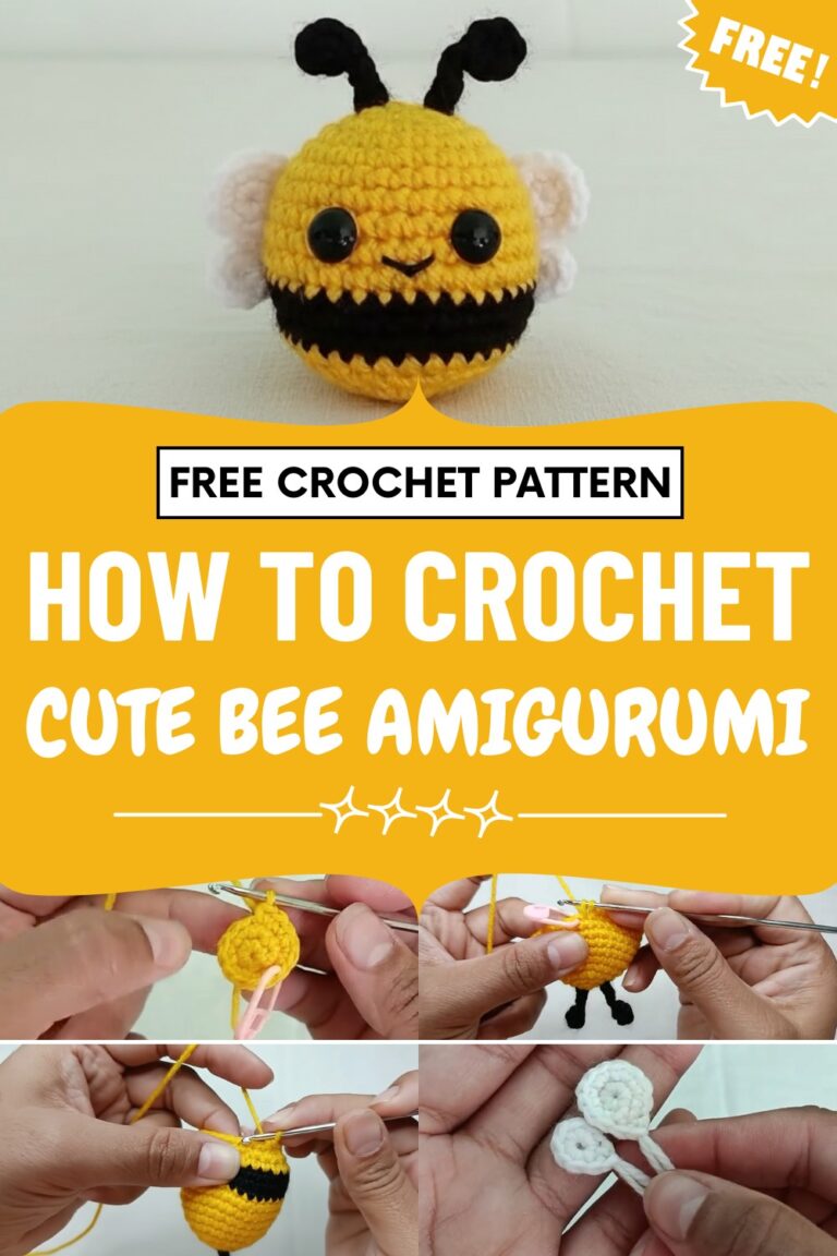 Lovely Crochet Bee Amigurumi Pattern that brings garden vibes - All ...