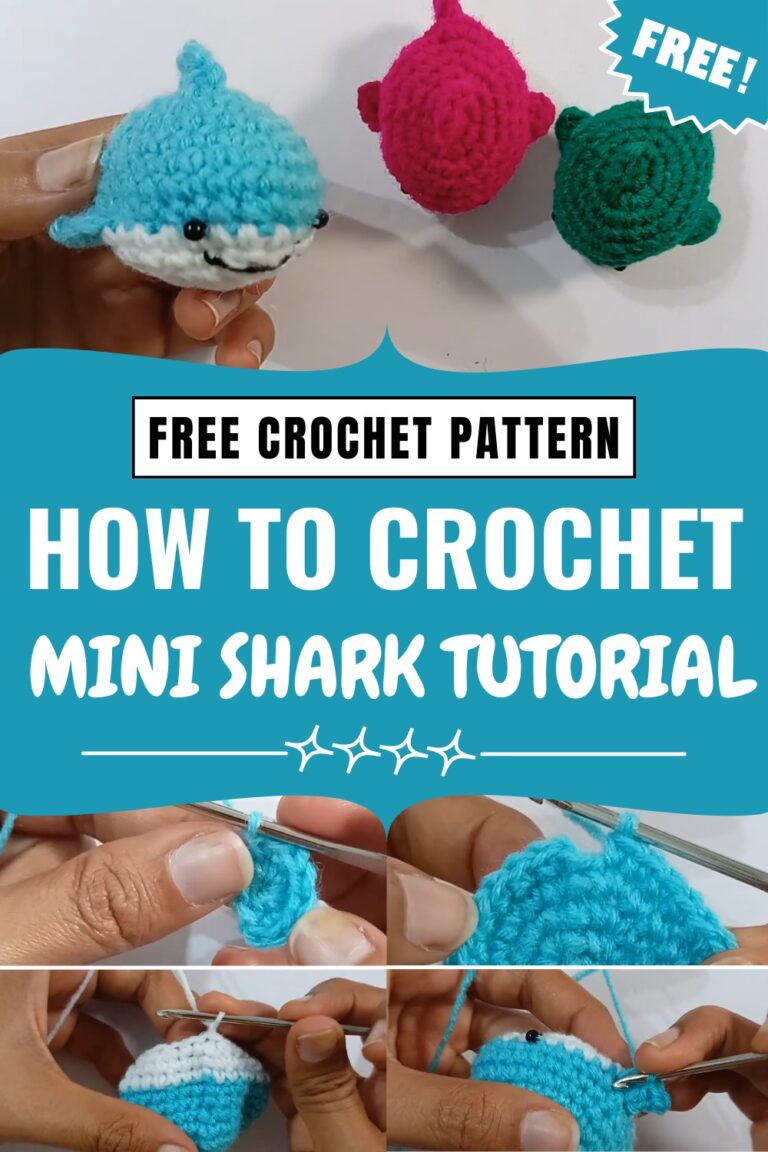 Deep-Sea Crochet Mini Shark Pattern For Marine Life Lovers - All Thing ...